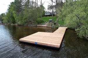 L-Shaped Floating Dock | NyDock