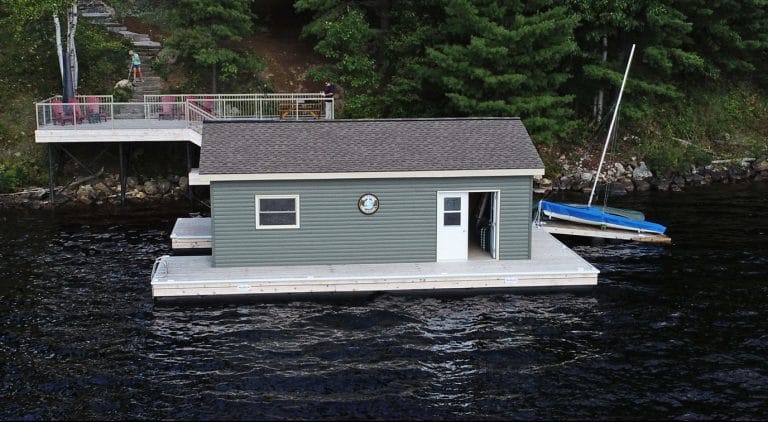Floating Boat House for Your Waterfront | NyDock