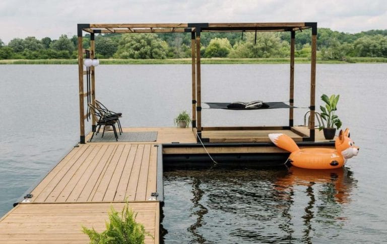 L-Shaped Floating Dock | NyDock