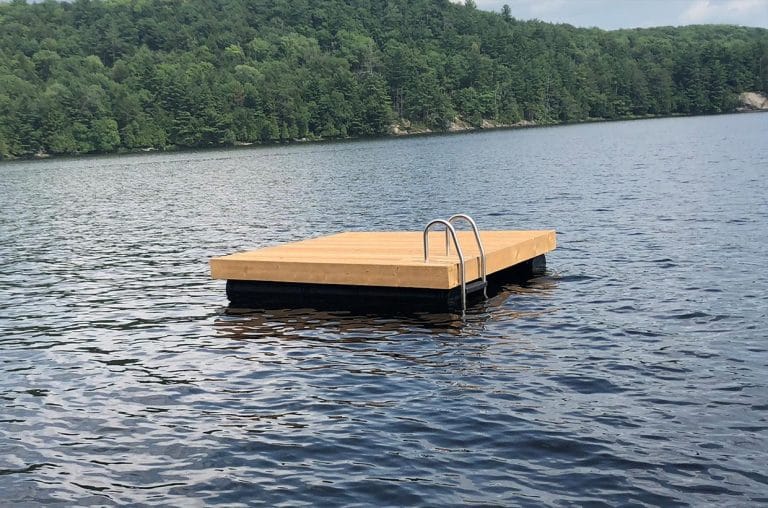 Floating Swim Rafts for Lakes | NyDock