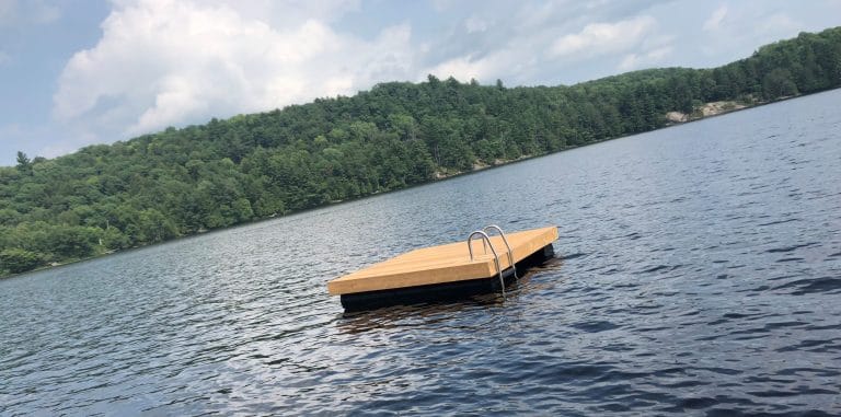 Floating Swim Rafts for Lakes | NyDock