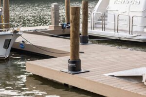 Floating Dock Pile Guides | NyDock